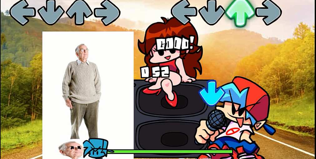 vs grandpa (grandpa over garcello [Friday Night Funkin'] [Mods]