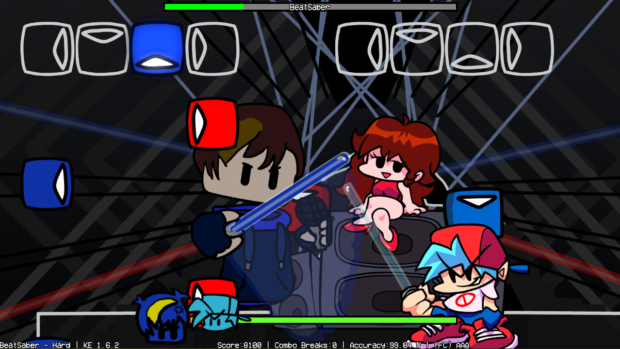 The Beat Saber Mod Mod for Friday Night Funkin' | FNF Mods