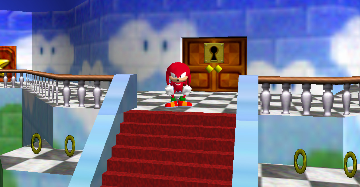 Knuckles 64 Prototype Mod for Super Mario 64 | SM64 Mods