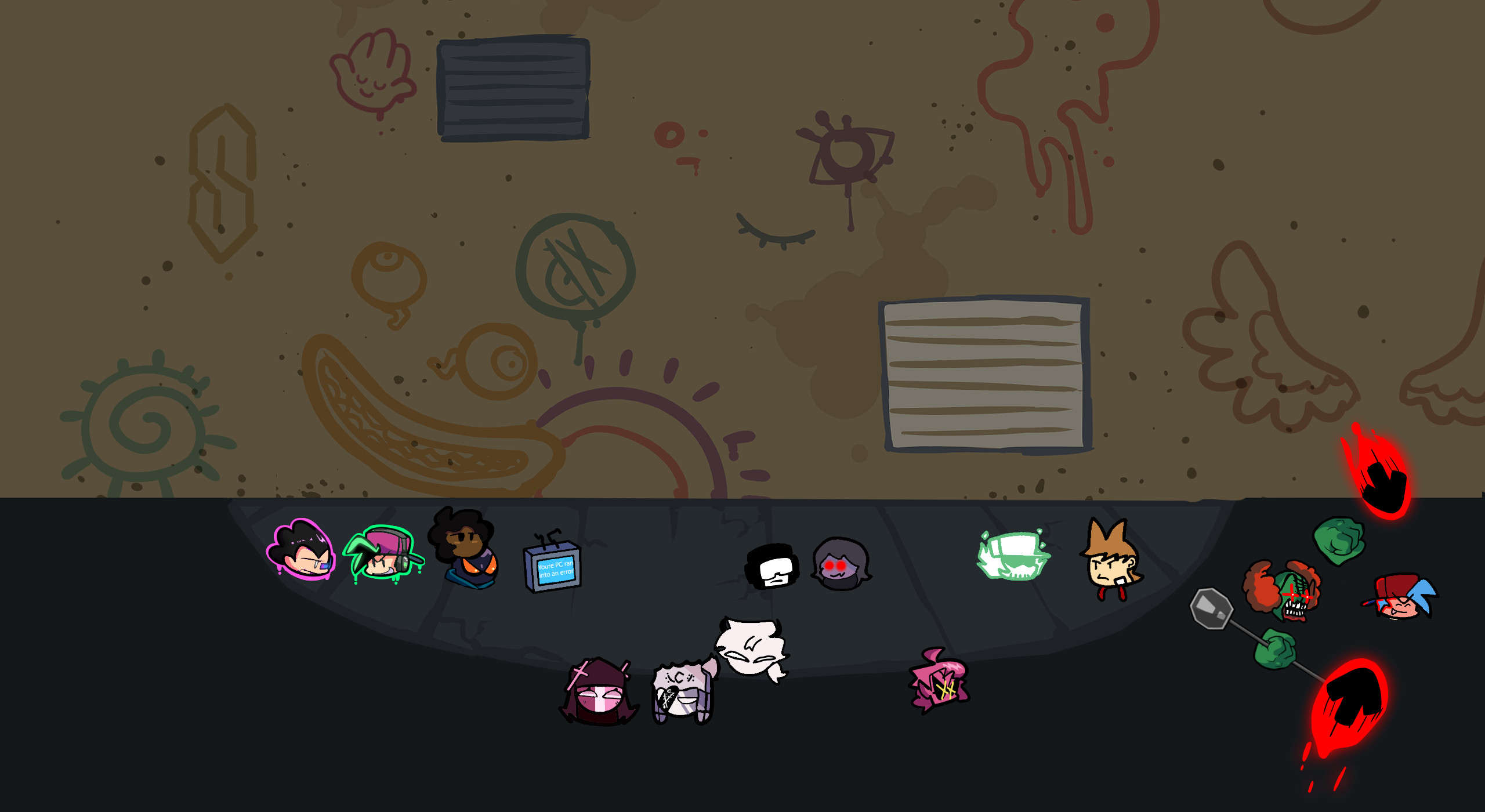 Remastered health icons Mod for Friday Night Funkin' | FNF Mods