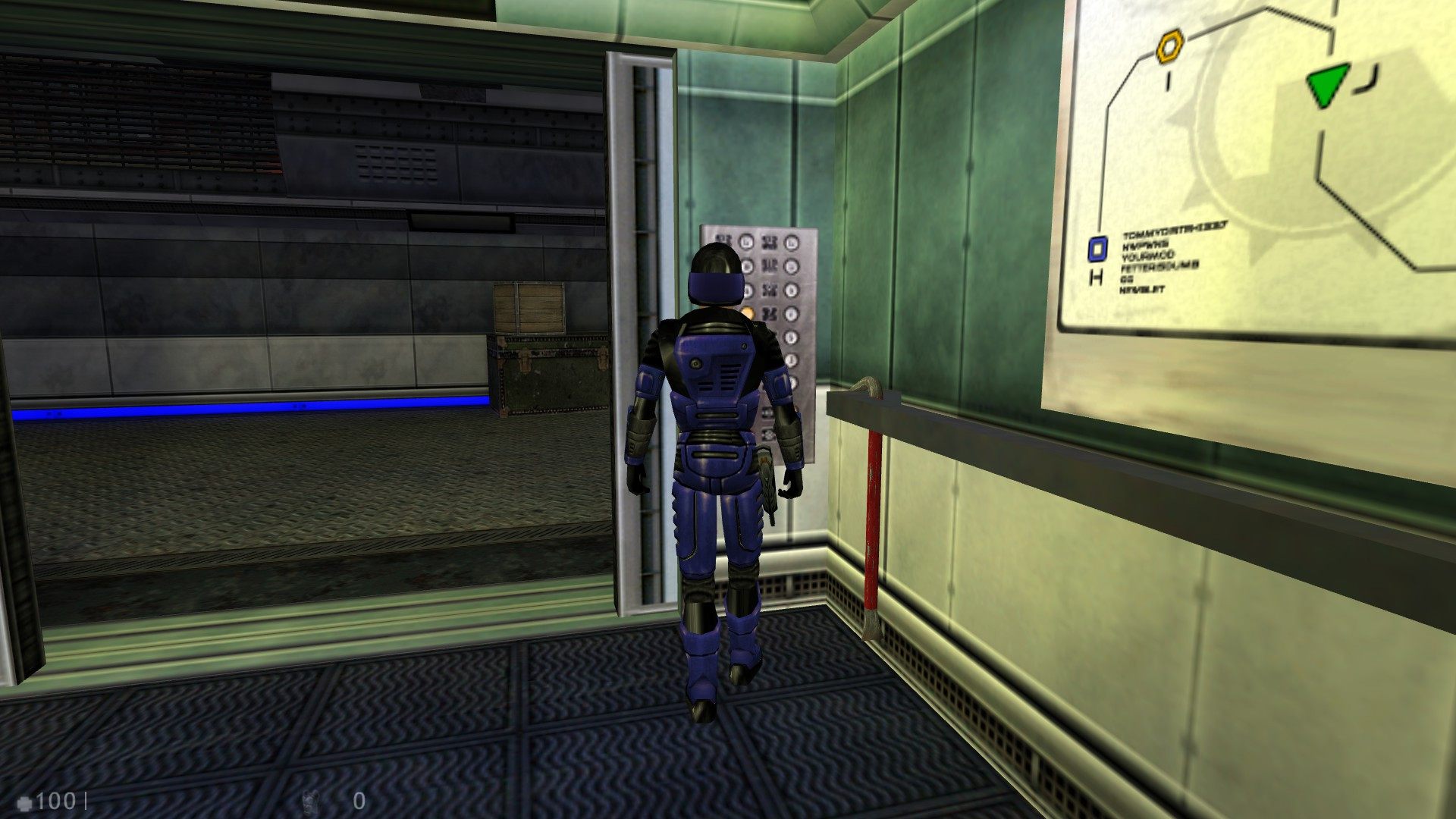 Azure Sheep styled HEV Barney [Half-Life: Echoes] [Mods]