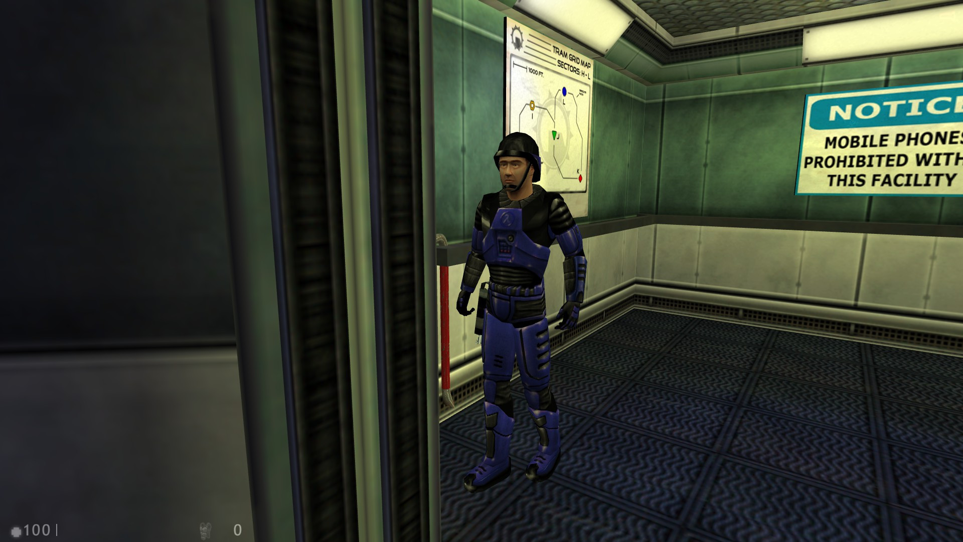 Azure Sheep styled HEV Barney [Half-Life: Echoes] [Mods]