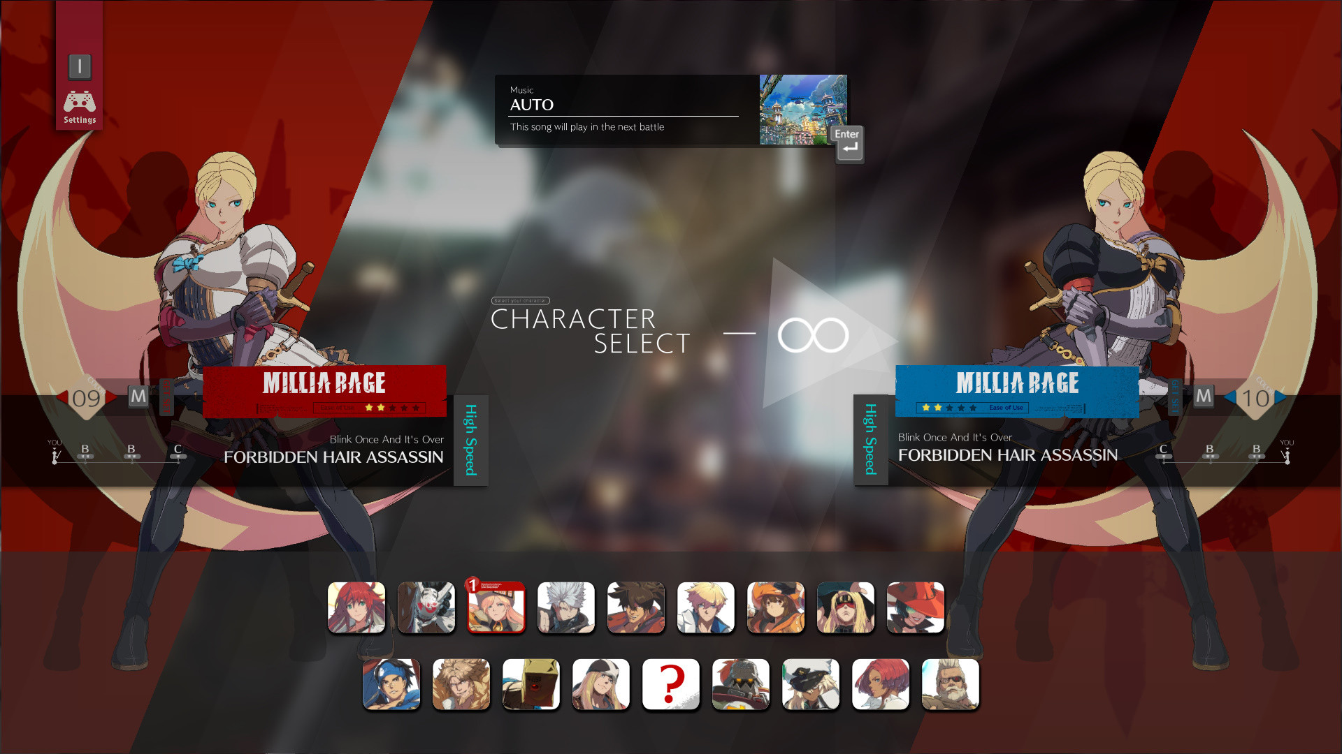 GBFV Djeeta outfit for Millia Rage [GUILTY GEAR -STRIVE-] [Mods]