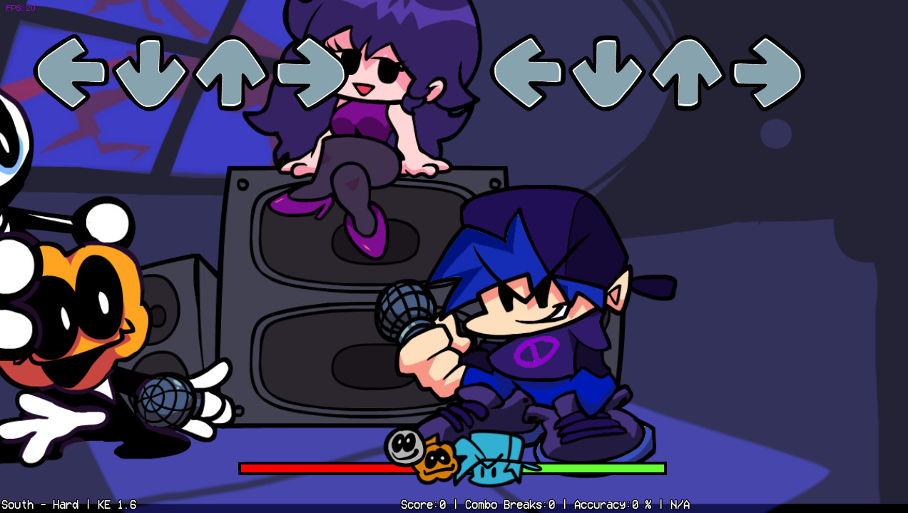 Violet Star gf! Mod for Friday Night Funkin' | FNF Mods