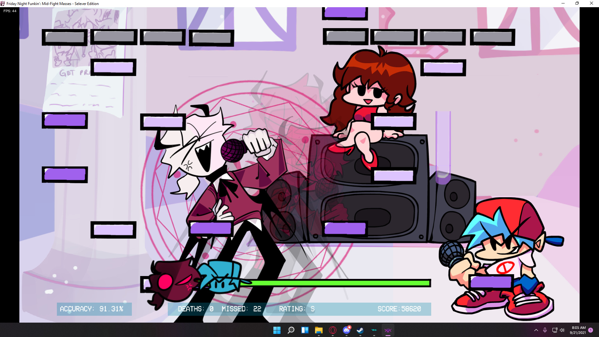 Bar Note Skin [4K - 9K Support] Mod Skins!! Mod for Friday Night Funkin ...