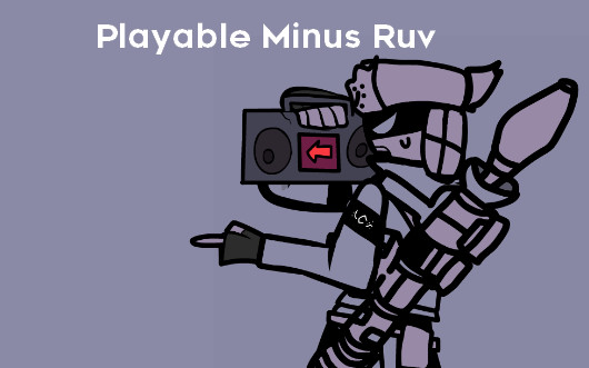 Playable Minus Ruv Mod for Friday Night Funkin' | FNF Mods