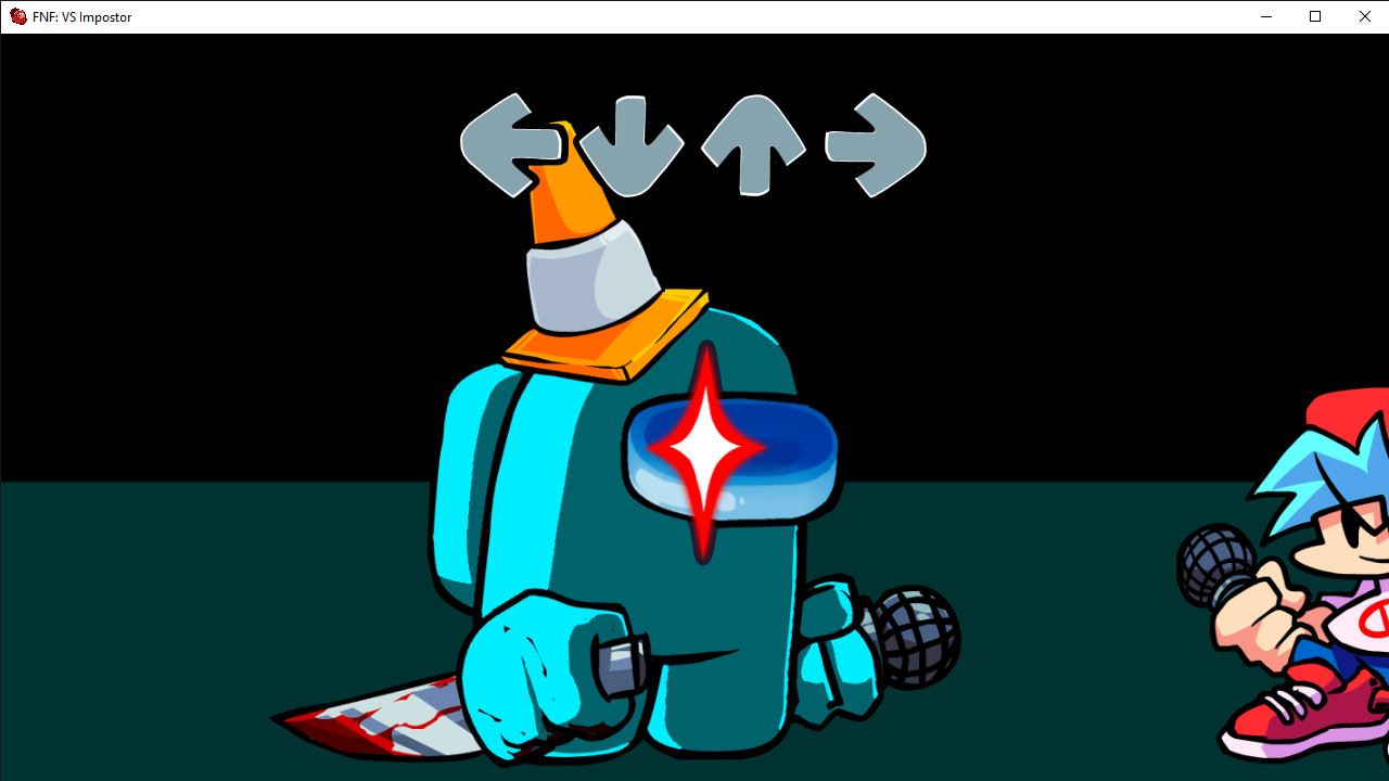 Vs Blue Imposter (RESKIN OF BLACK IMPOSTER) 1.0 [Friday Night Funkin ...