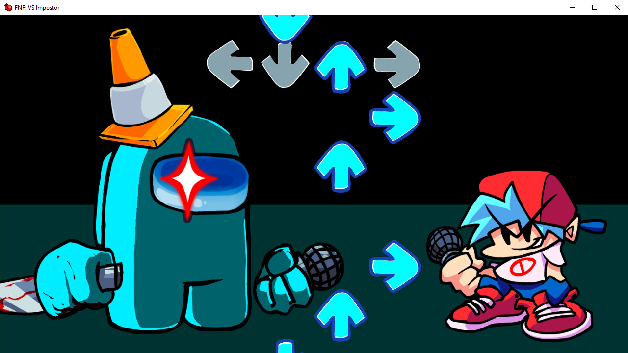 Vs Blue Imposter (RESKIN OF BLACK IMPOSTER) 1.0 [Friday Night Funkin ...