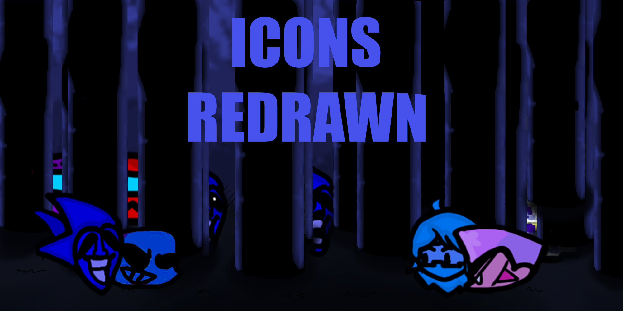 FNF Icons Redrawn (And Mods Icons) Mod for Friday Night Funkin' | FNF Mods