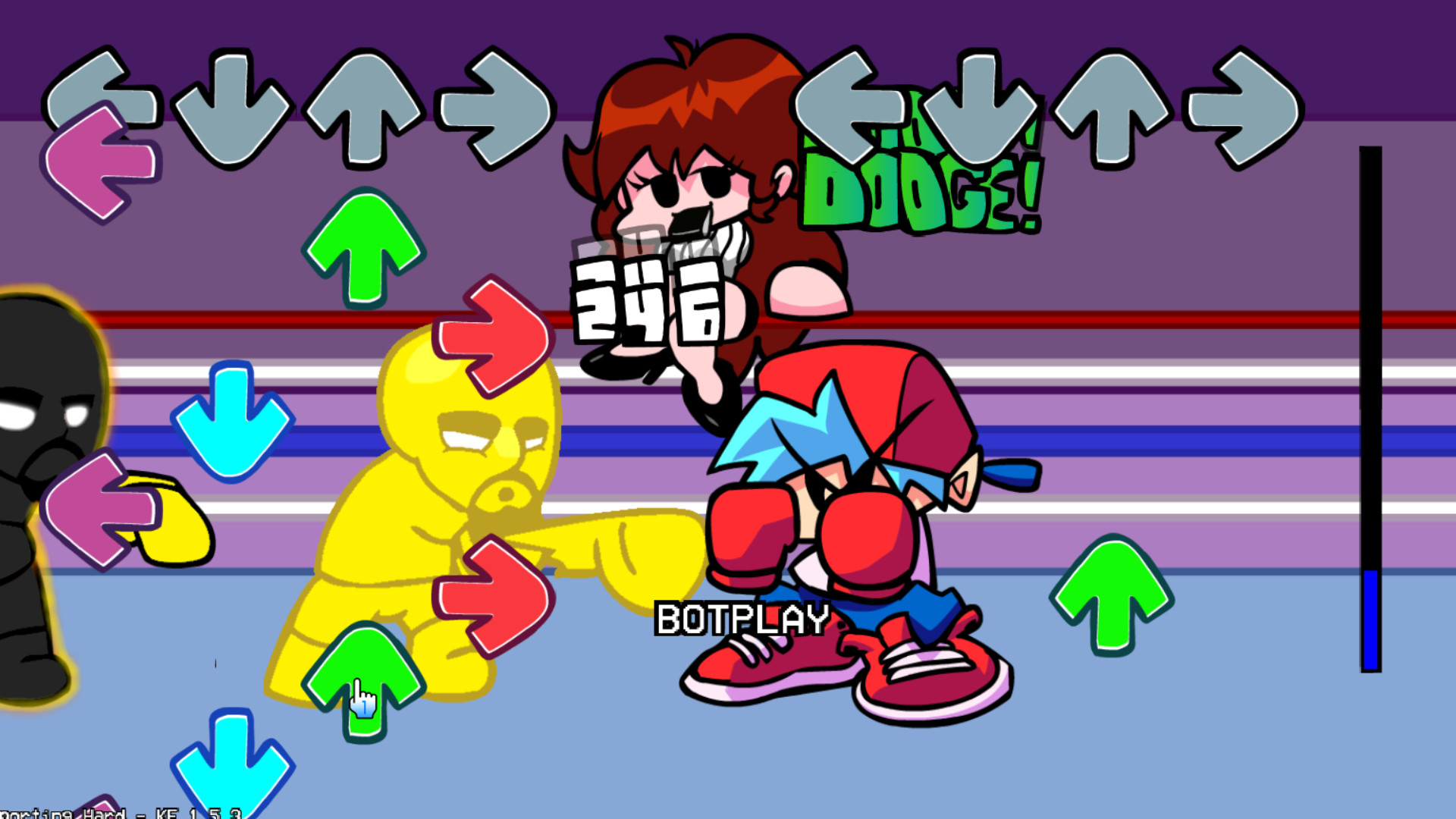 FNF Vs Matt Boxing Match Godmode Skin [Friday Night Funkin'] [Mods]