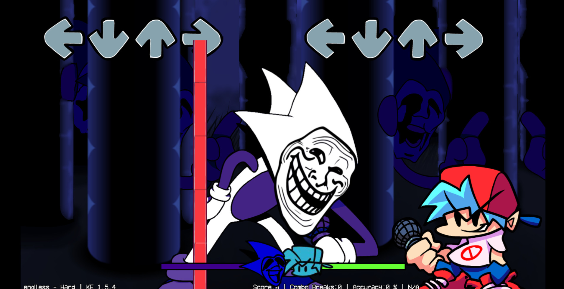 majin sonic but its trollface fnf (reskin) [Friday Night Funkin'] [Mods]