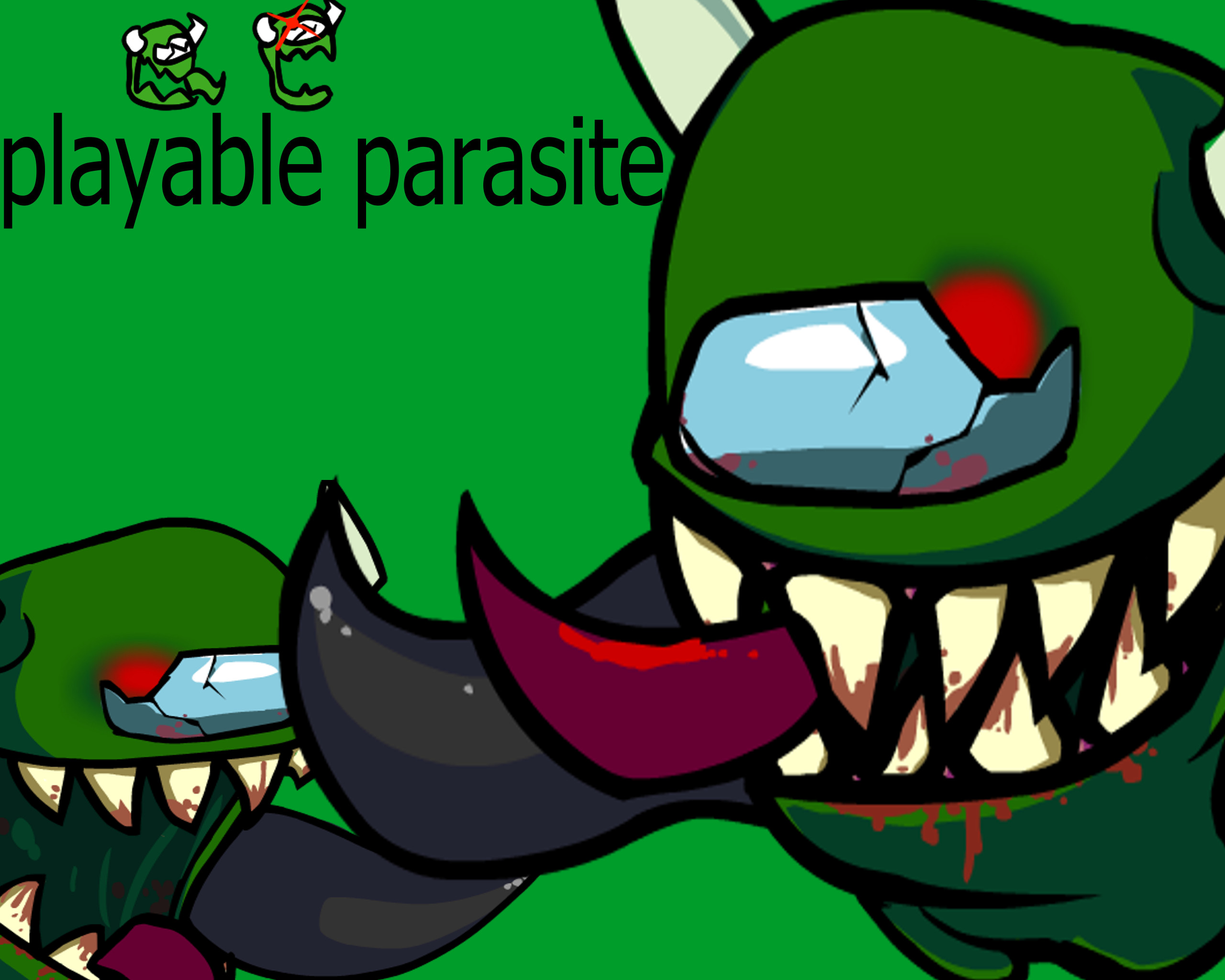 playable parasite Mod for Friday Night Funkin' | FNF Mods