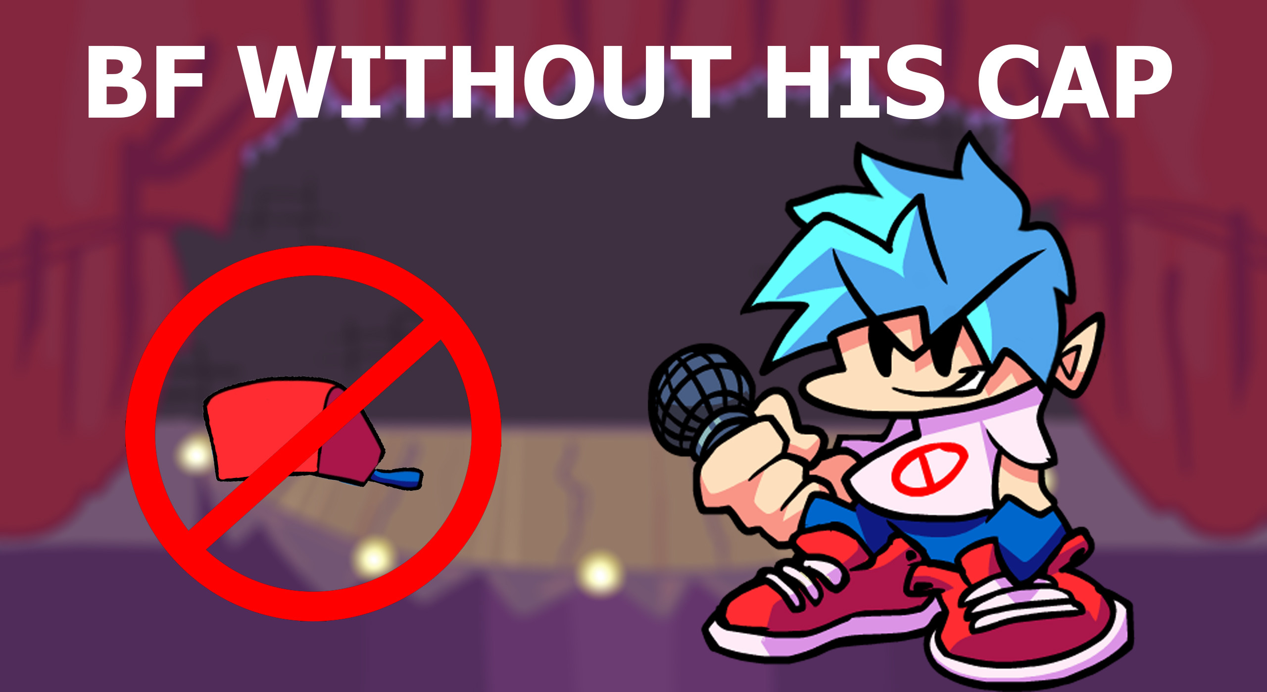 Boyfriend Without Hat Mod for Friday Night Funkin' | FNF Mods