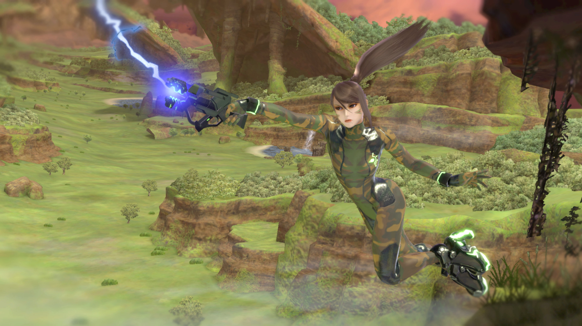 Camouflage Zero Suit Samus [Super Smash Bros. Ultimate] [Mods]