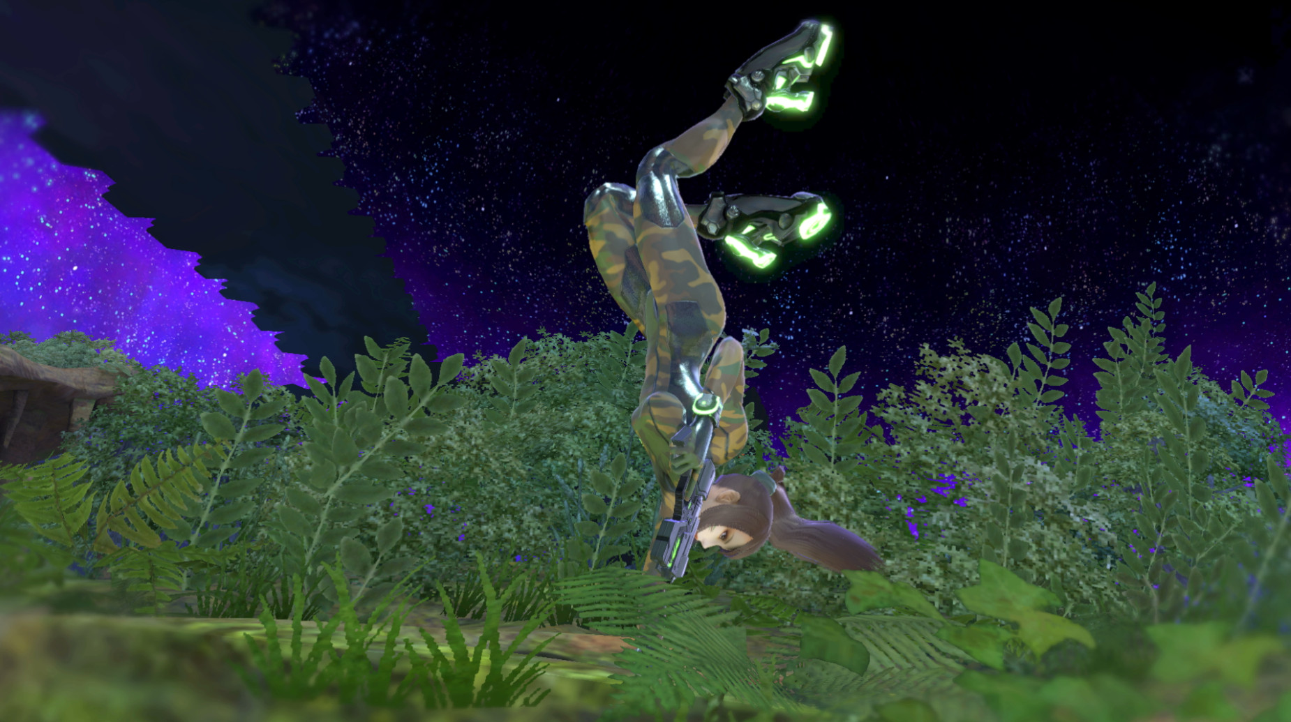 Camouflage Zero Suit Samus [Super Smash Bros. Ultimate] [Mods]