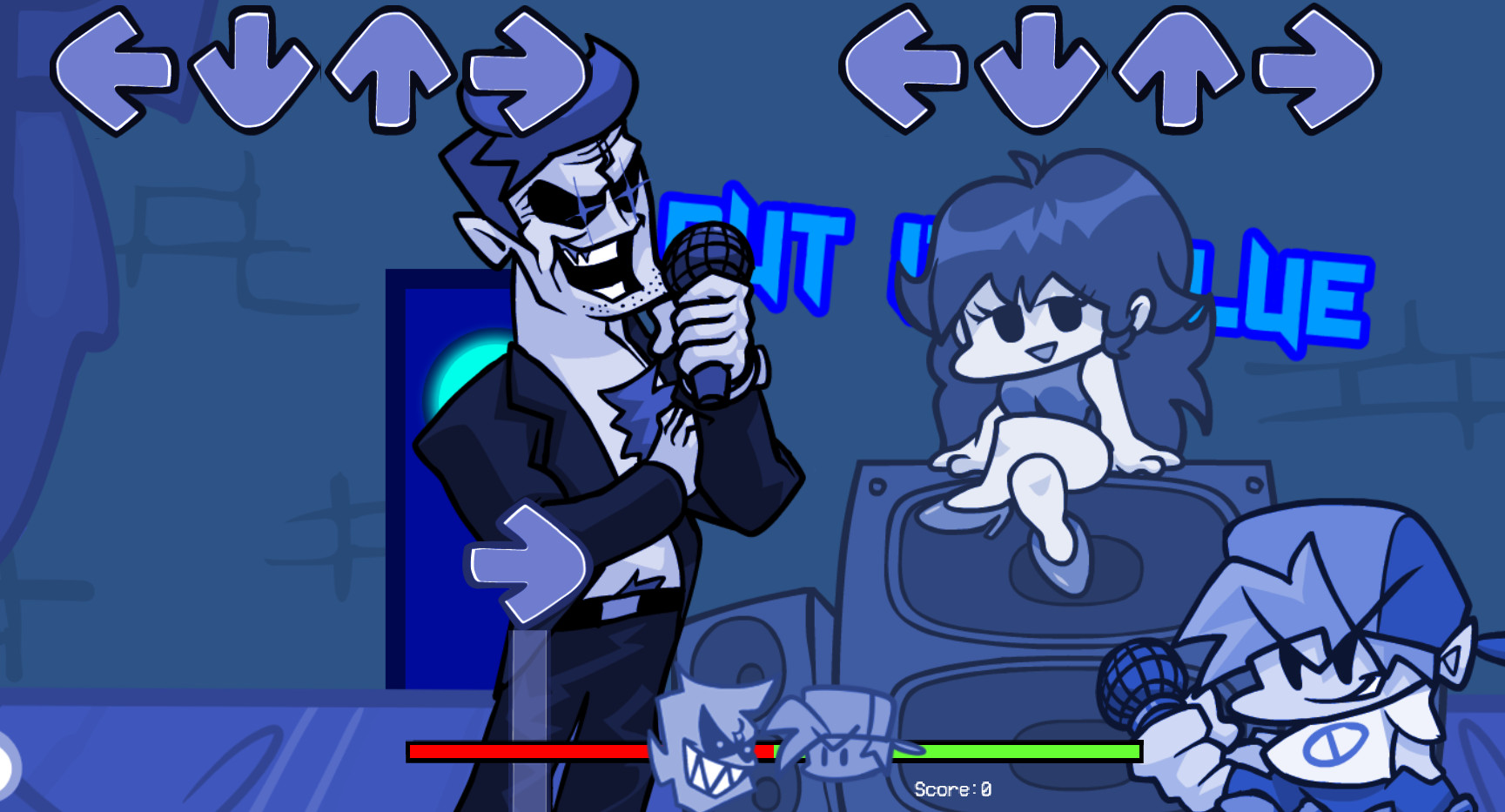 FNF: But it's BLUE! Mod for Friday Night Funkin' | FNF Mods