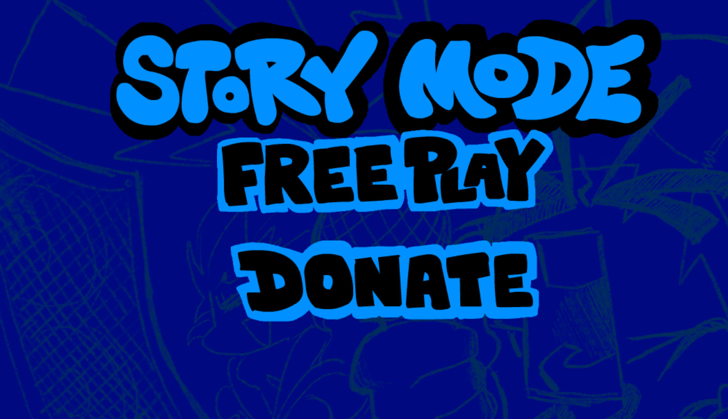 FNF: But it's BLUE! Mod for Friday Night Funkin' | FNF Mods