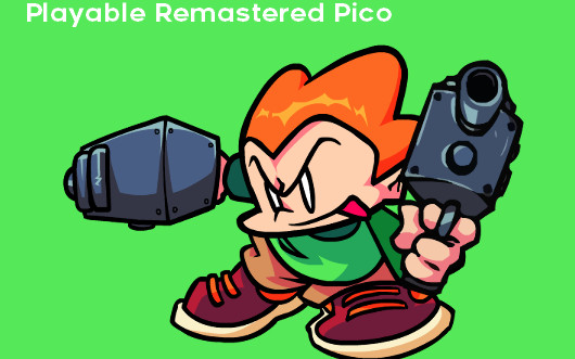 Playable Remastered Pico Mod for Friday Night Funkin' | FNF Mods