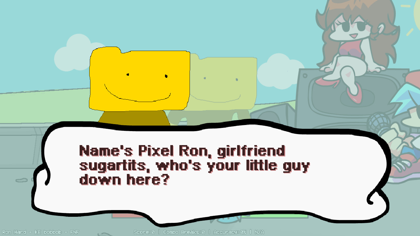 Pixel Ron Mod for Friday Night Funkin' | FNF Mods