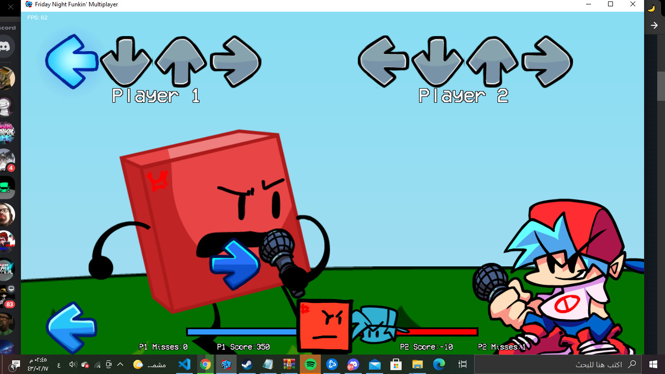 fnf multiplayer vs blocky Mod for Friday Night Funkin' | FNF Mods