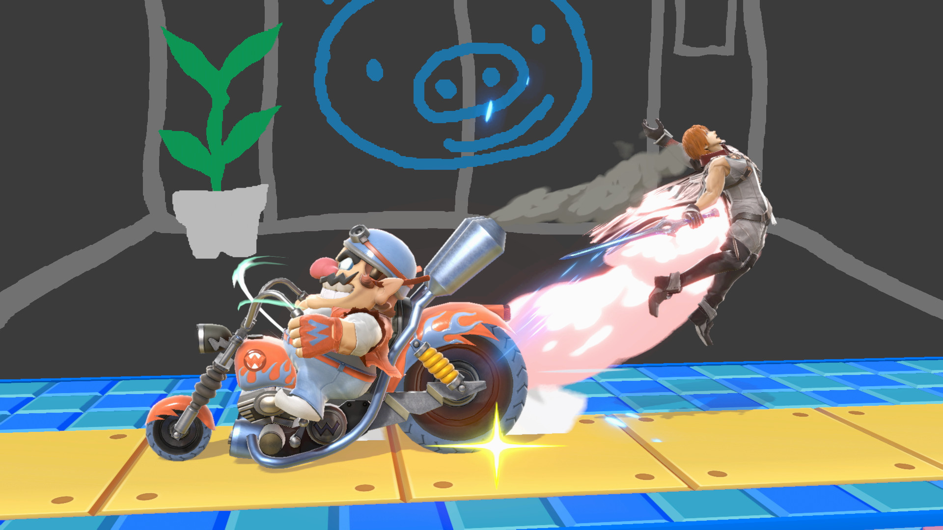 Orange and Blue Wario Mod for Super Smash Bros. Ultimate | SSBU Mods