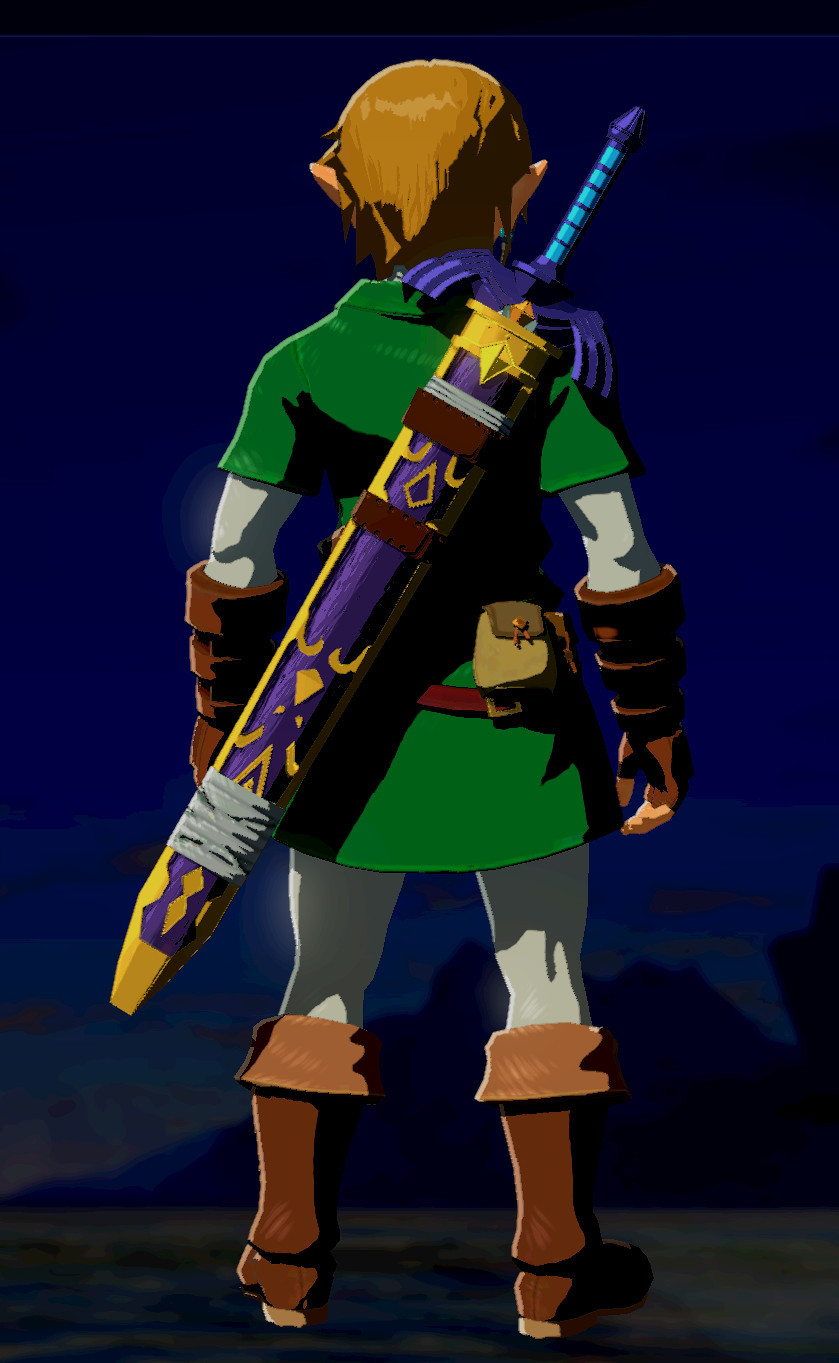 OOT Master Sword BNP Mod for The Legend of Zelda: Breath of the Wild ...