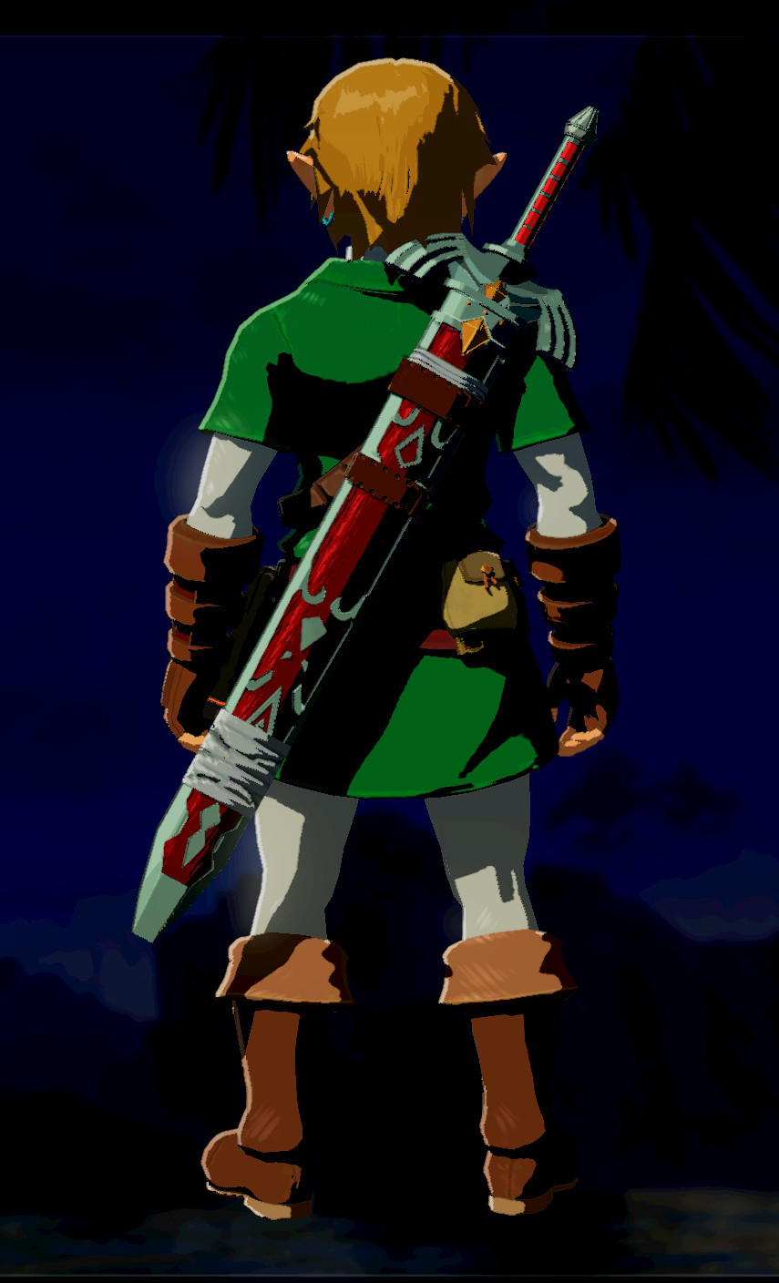 OOT Master Sword BNP Mod for The Legend of Zelda: Breath of the Wild ...