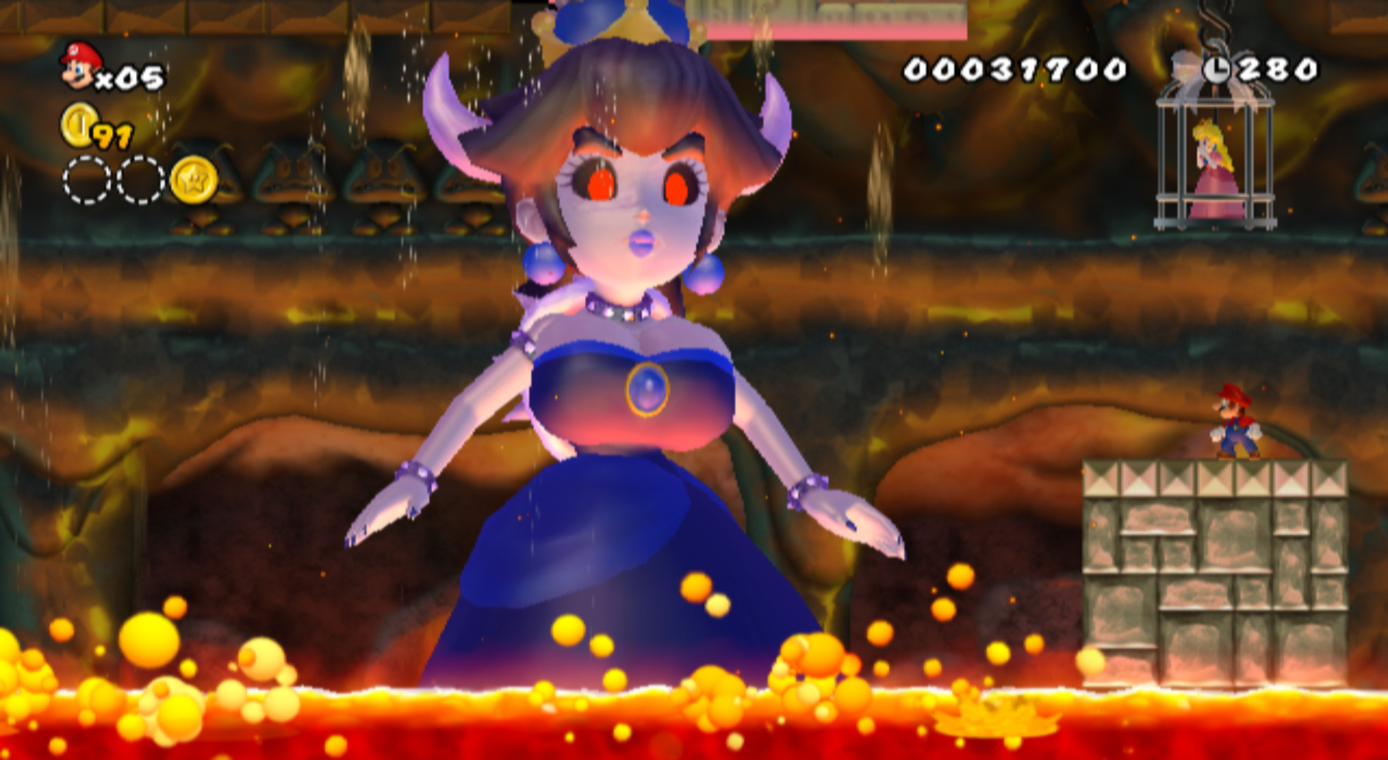 Dark Bowsette Mod for New Super Mario Bros. Wii | NSMBW Mods