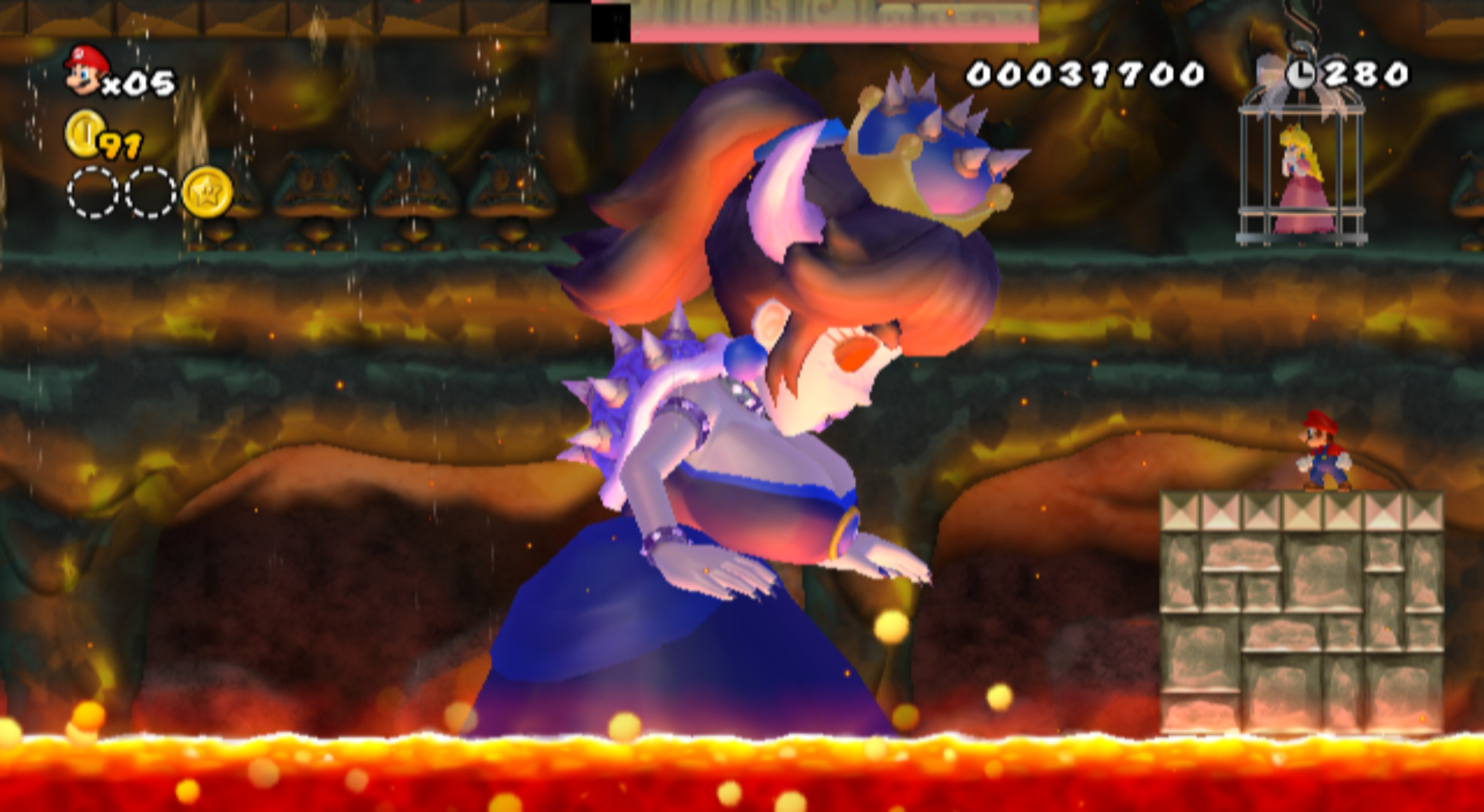 Dark Bowsette Mod for New Super Mario Bros. Wii | NSMBW Mods