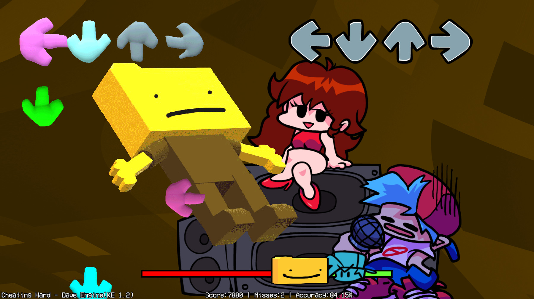 3D Ron over Expunged (Ron Sings Cheating) Mod for Friday Night Funkin ...