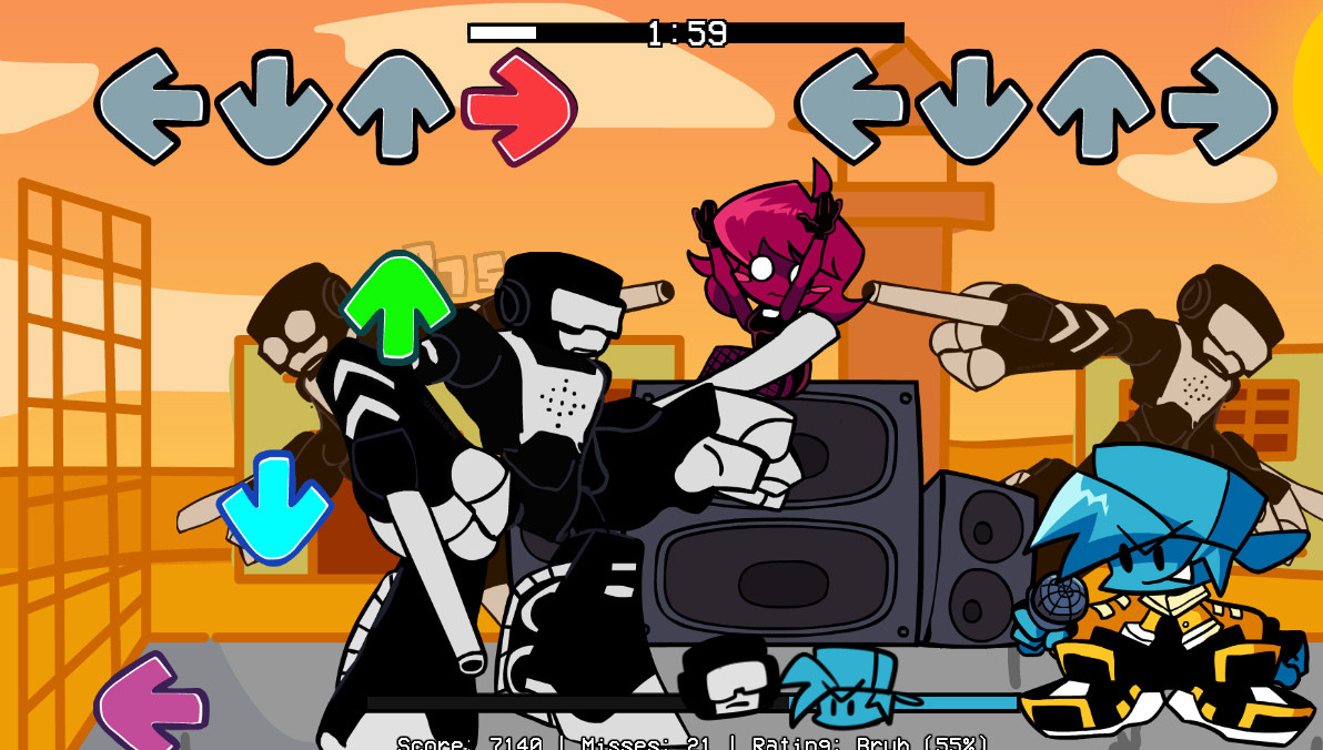 High Effort Minus Tankman FULL WEEK 2.0!!! [Friday Night Funkin'] [Mods]