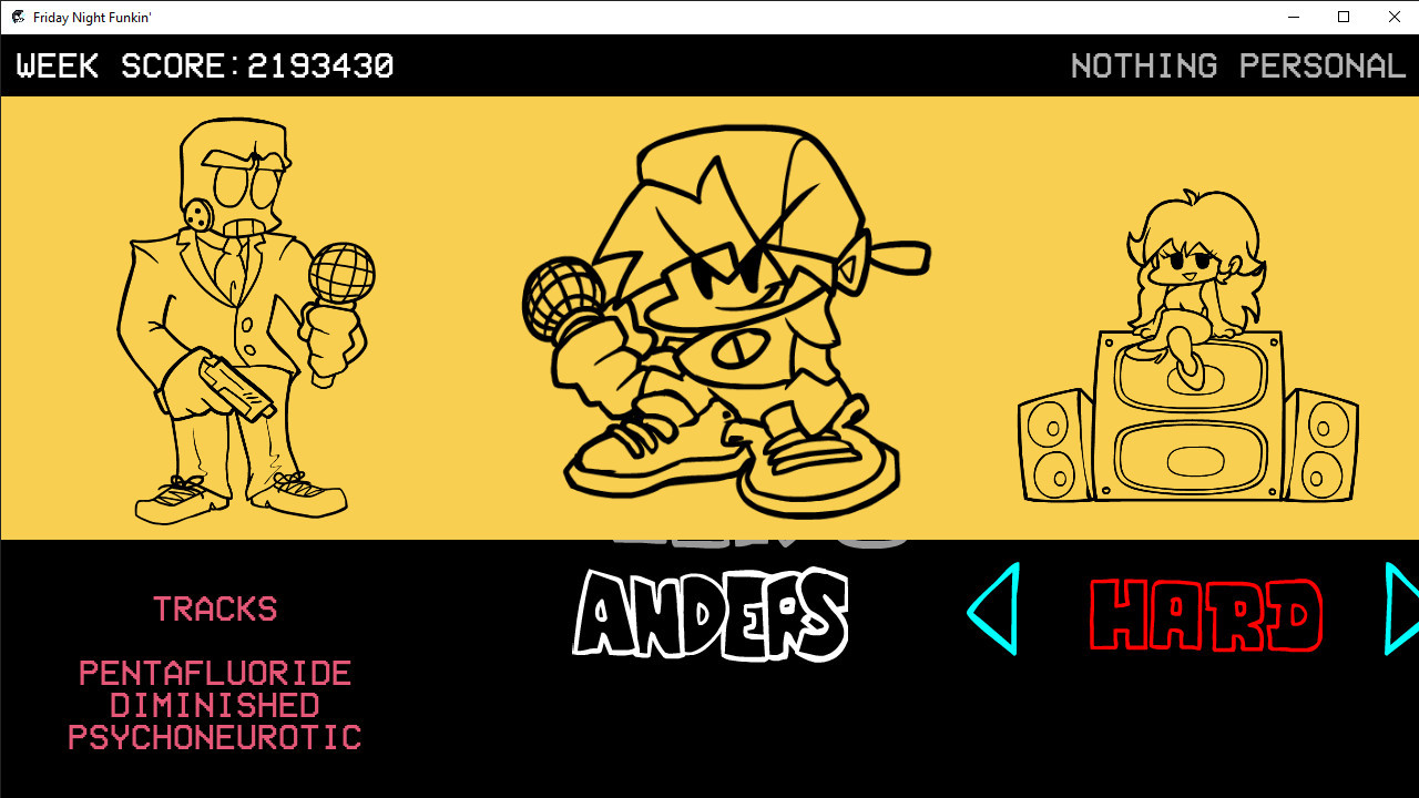 Vs Anders B-Side Remixes PT-BR Mod for Friday Night Funkin' | FNF Mods