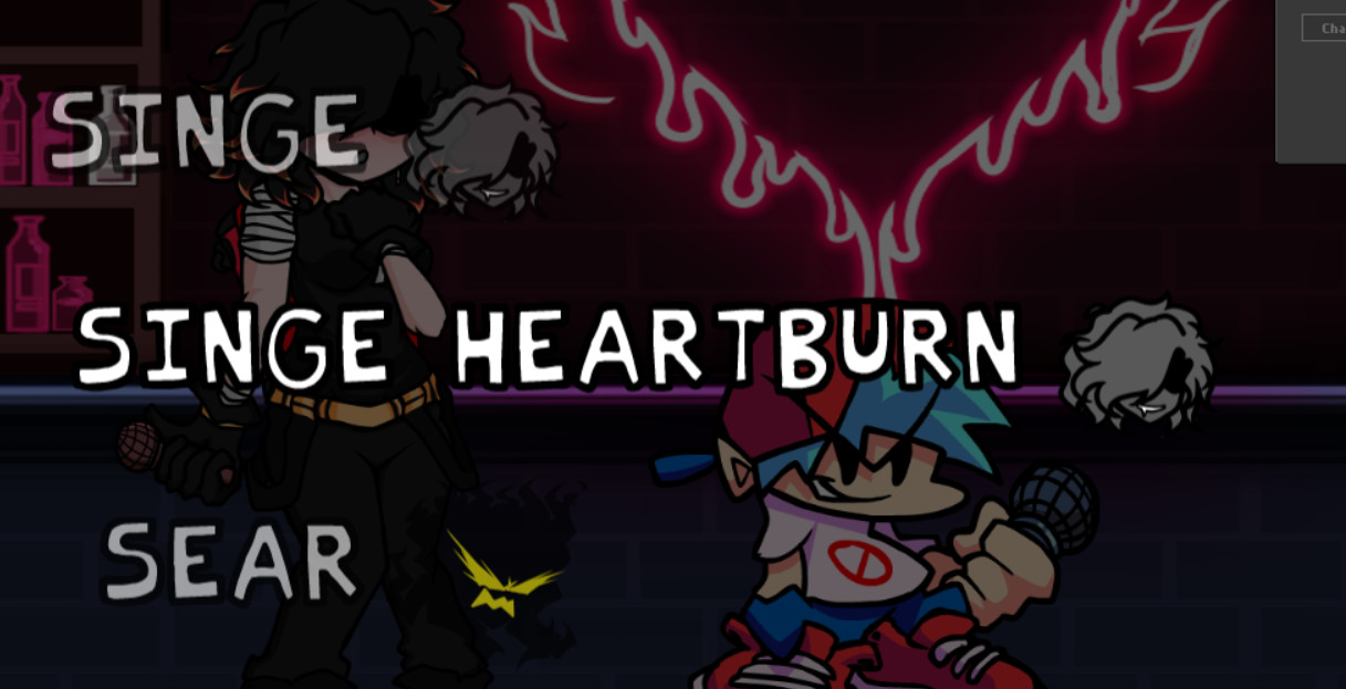 SINGE AND SEAR for Multiplayer! Mod for Friday Night Funkin' | FNF Mods