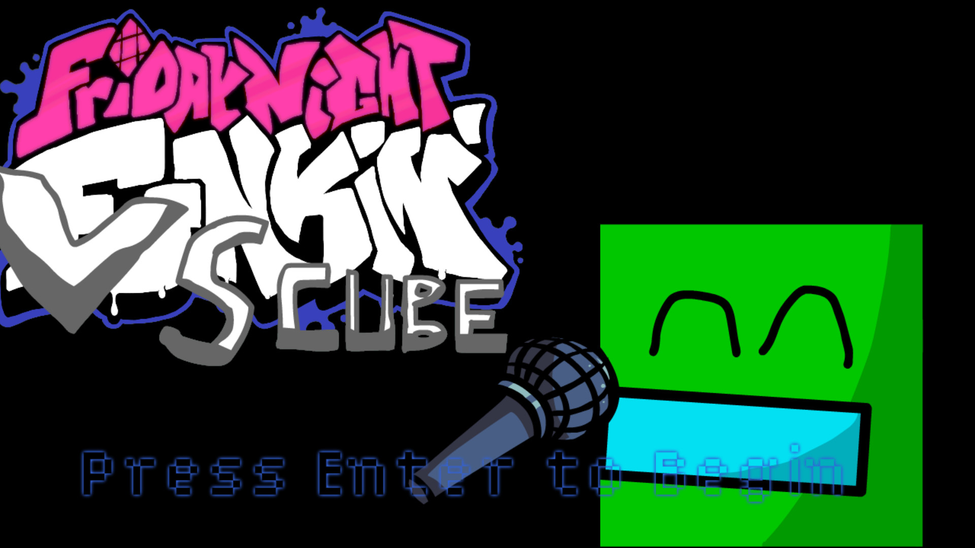 FNF VS. Cube Mod Mod for Friday Night Funkin' | FNF Mods