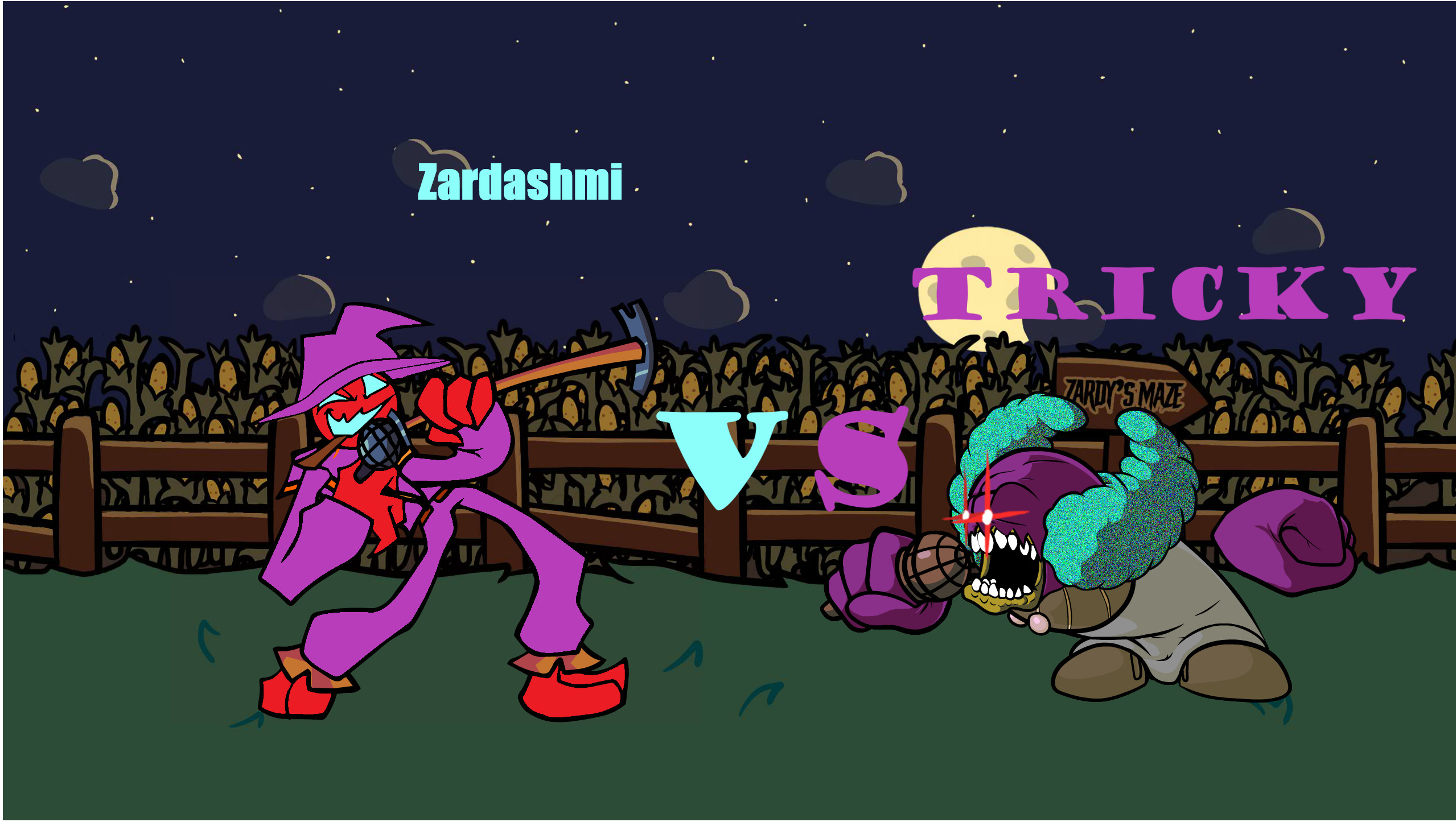 Zardashmi vs Tricky B-Side Mod for Friday Night Funkin' | FNF Mods