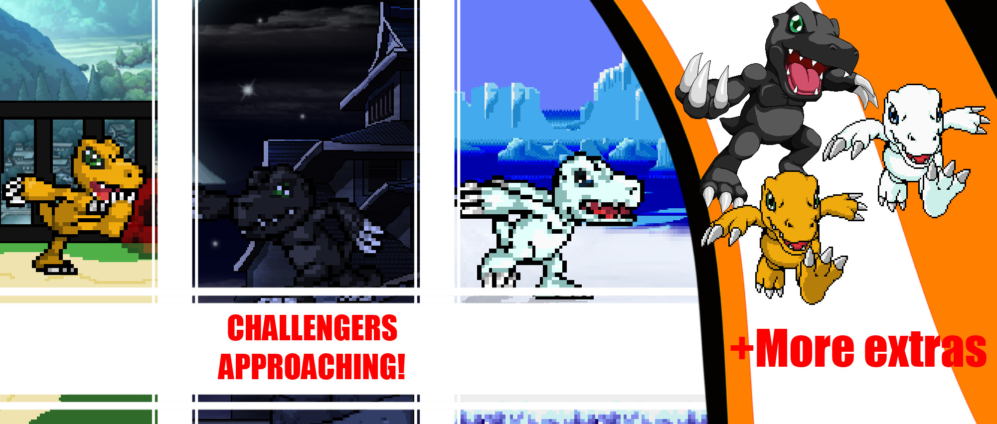 Digimon: Black, Snow, Beta Agumons + more (CMC+) Mod for Super Smash ...