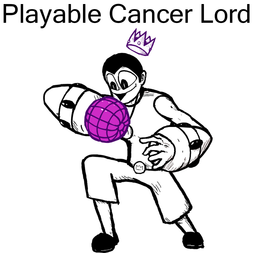 Playable Cancer Lord Mod for Friday Night Funkin' | FNF Mods