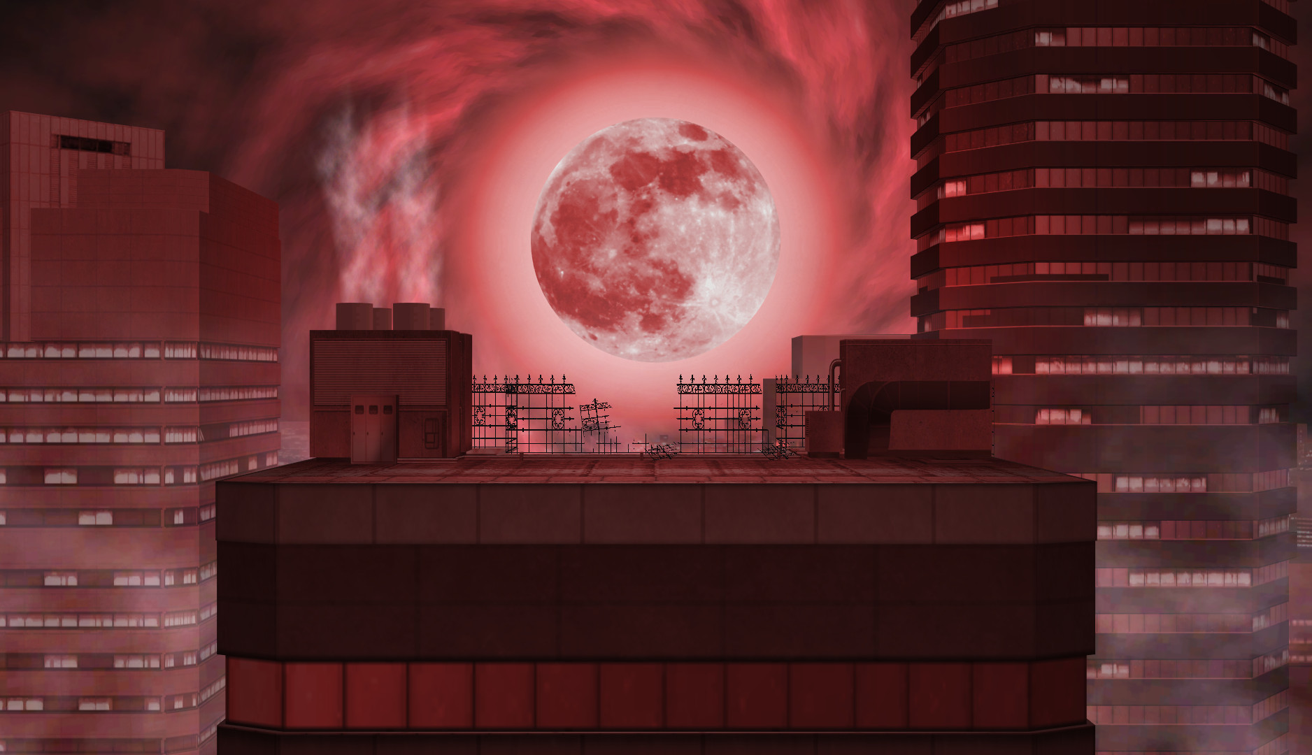 Brawl Stage Mod- High-rise Building: Rooftop [Super Smash Bros. Brawl ...