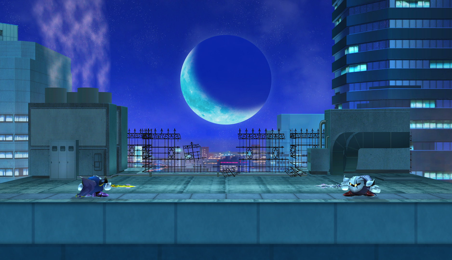 Brawl Stage Mod- High-rise Building: Rooftop [Super Smash Bros. Brawl ...