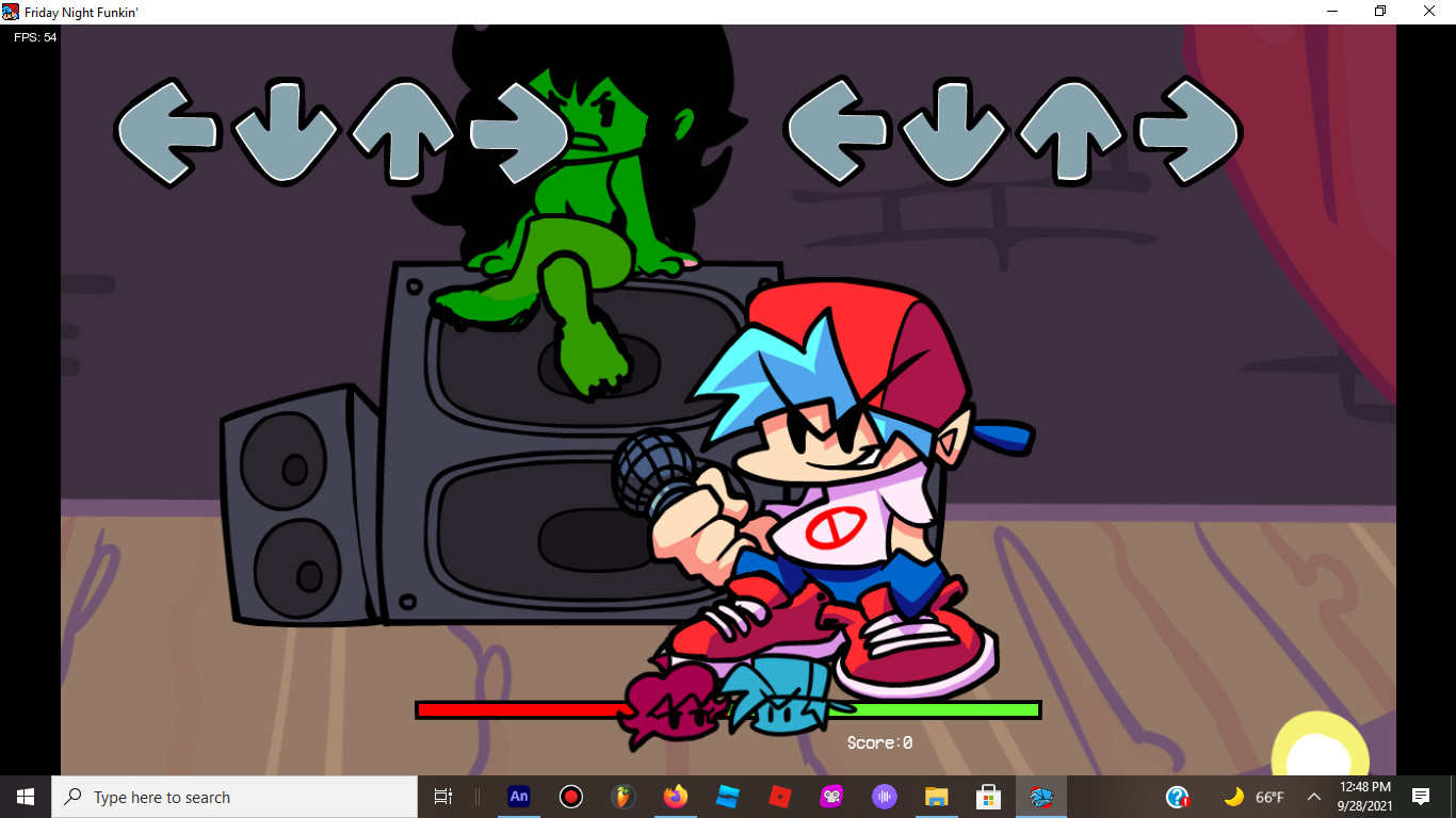 Hulk GF!! Mod for Friday Night Funkin' | FNF Mods
