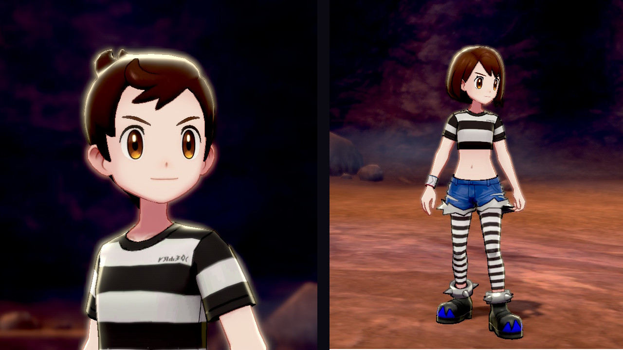 Custom Punk-Themed Shirt Pack Mod for Pokemon Sword & Shield | SWSH Mods