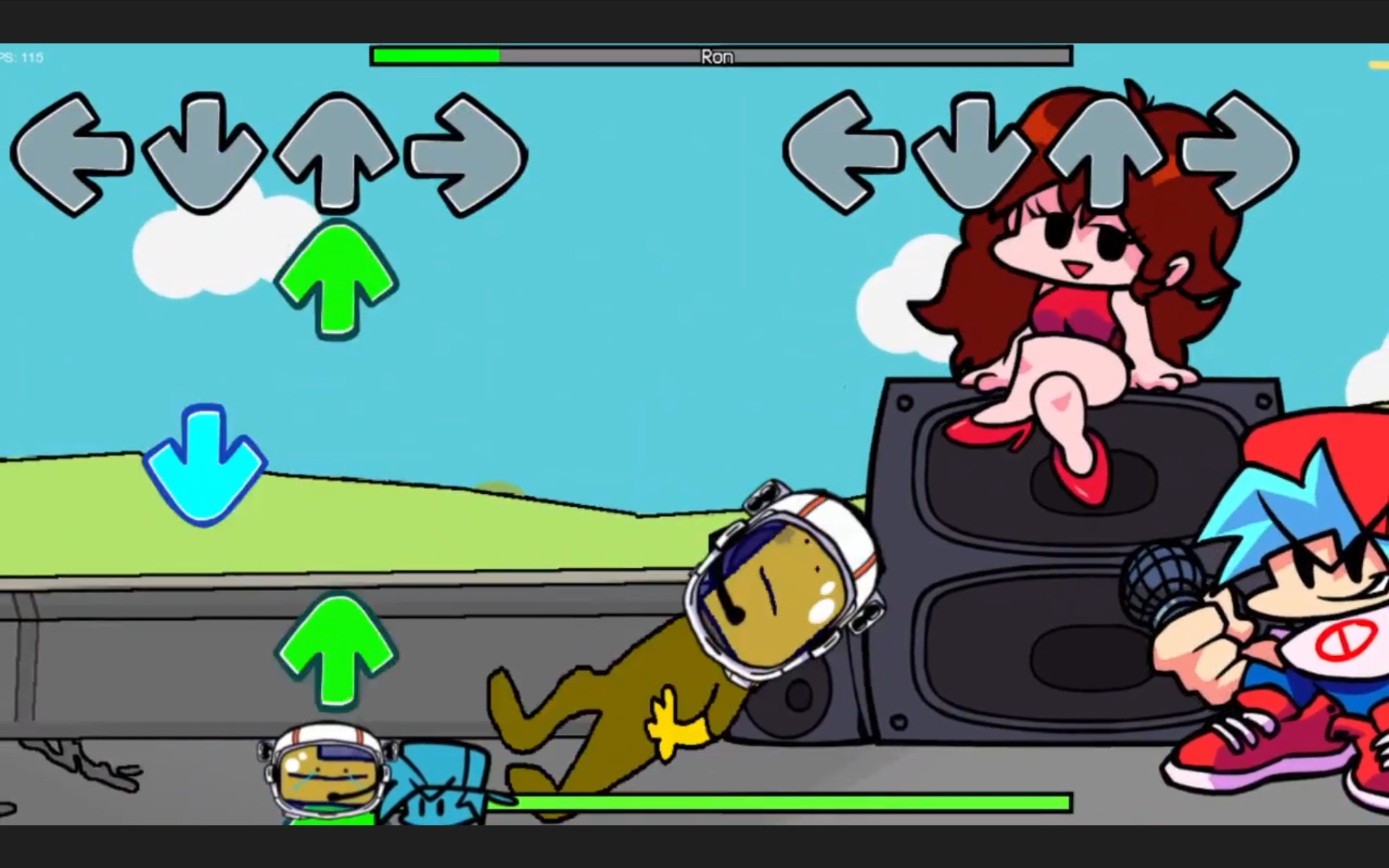 Vs Ron In The Ocean Mod for Friday Night Funkin' | FNF Mods