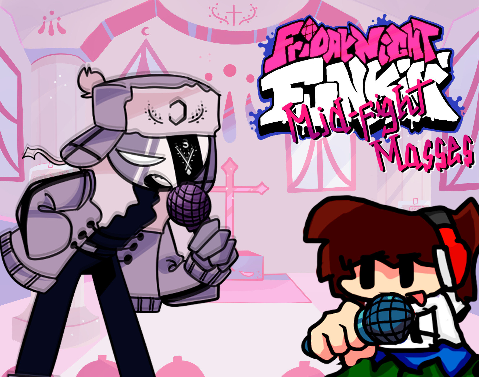 Mid-Fight Masses ruv vs andre [Friday Night Funkin'] [Mods]