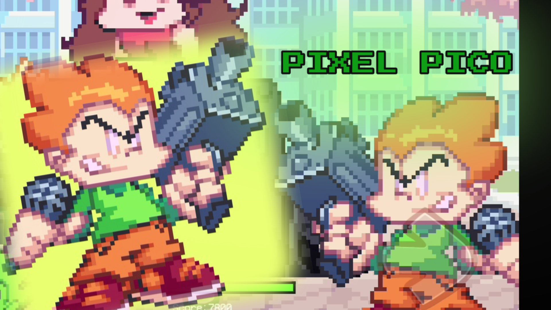 Pixel Pico mod Mod for Friday Night Funkin' | FNF Mods