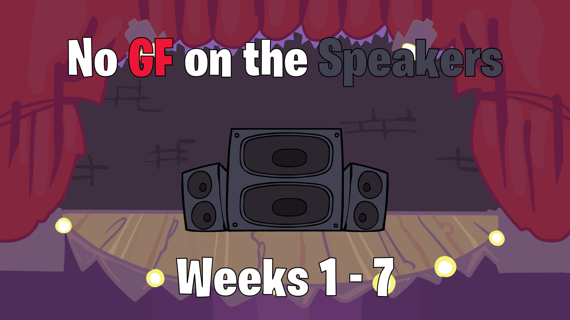 No GF on the Speaker (Weeks 1-7) Mod for Friday Night Funkin' | FNF Mods