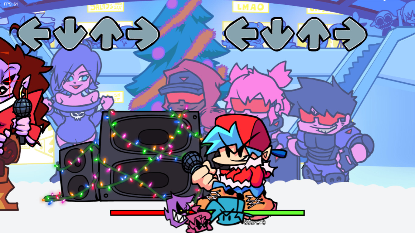 No GF on the Speaker (Weeks 1-7) Mod for Friday Night Funkin' | FNF Mods