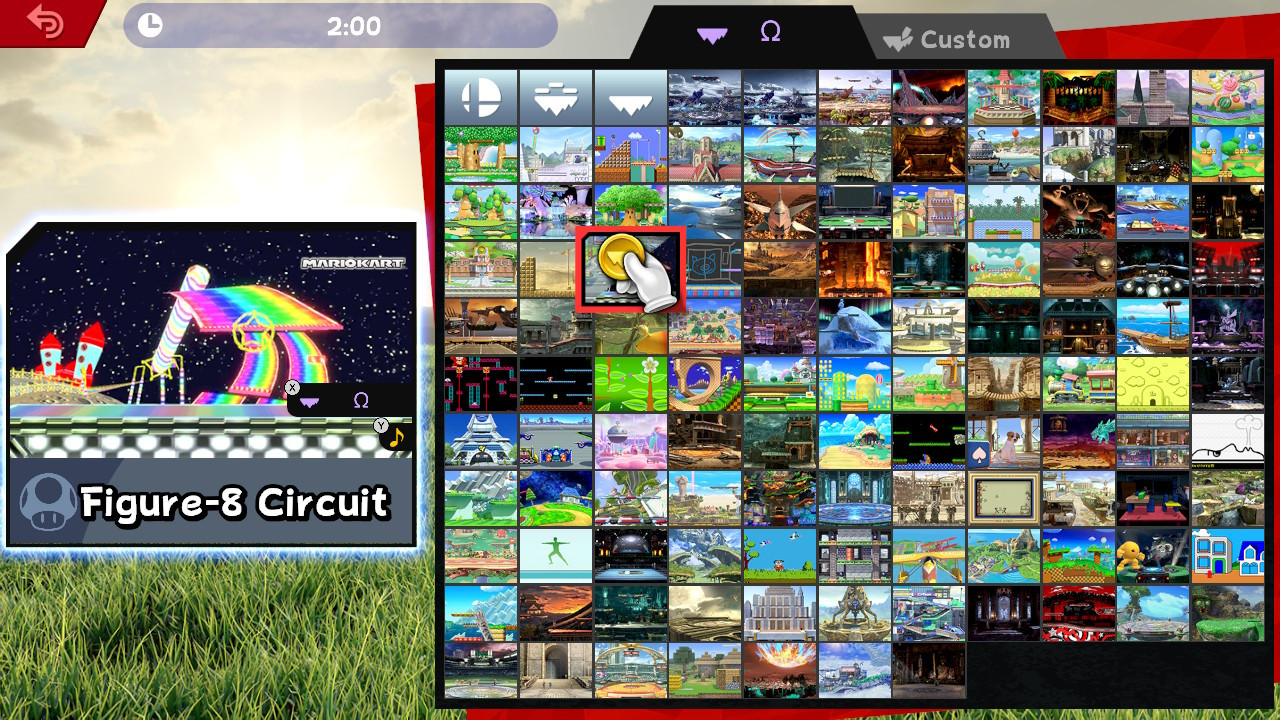 3DS Rainbow Road / Rainbow Circuit Mod for Super Smash Bros. Ultimate ...