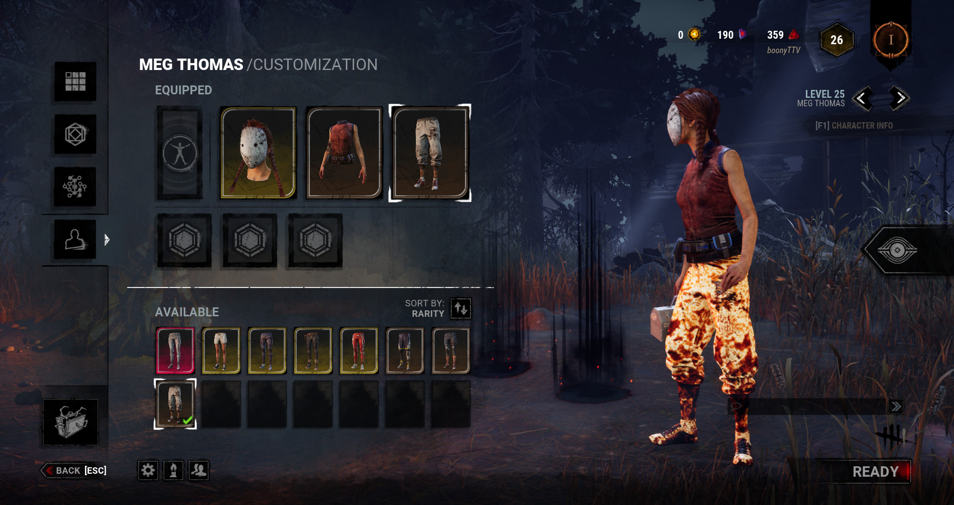 Fire Legs For Meg Mod for Dead by Daylight | DBD Mods