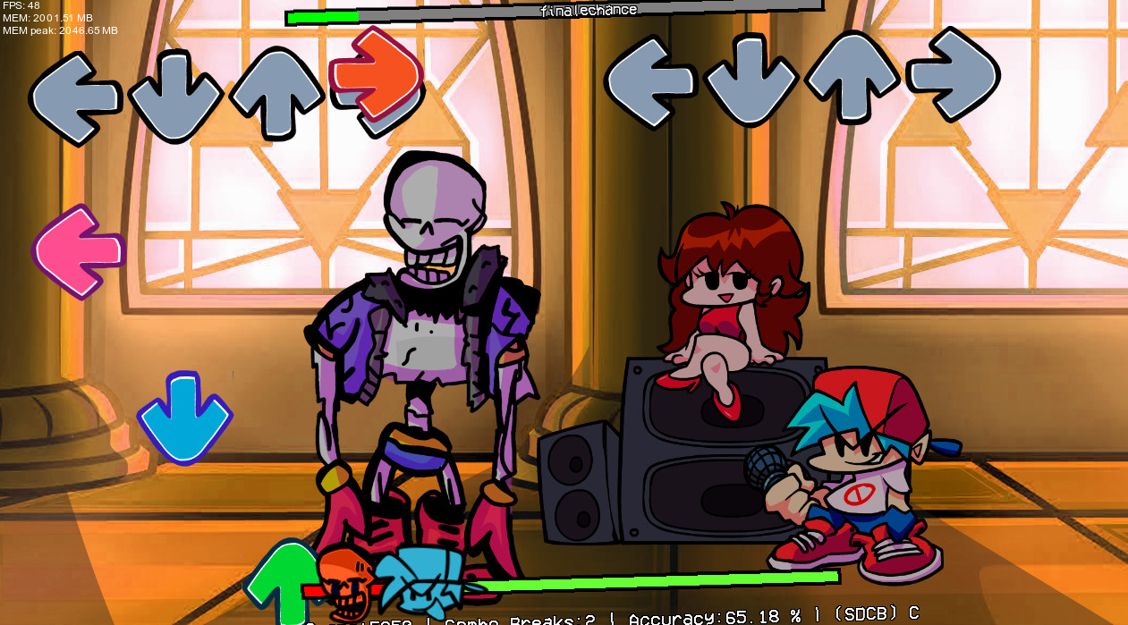 Friday Night Funkin' vs. Disbelief Papyrus Mod for Friday Night Funkin ...