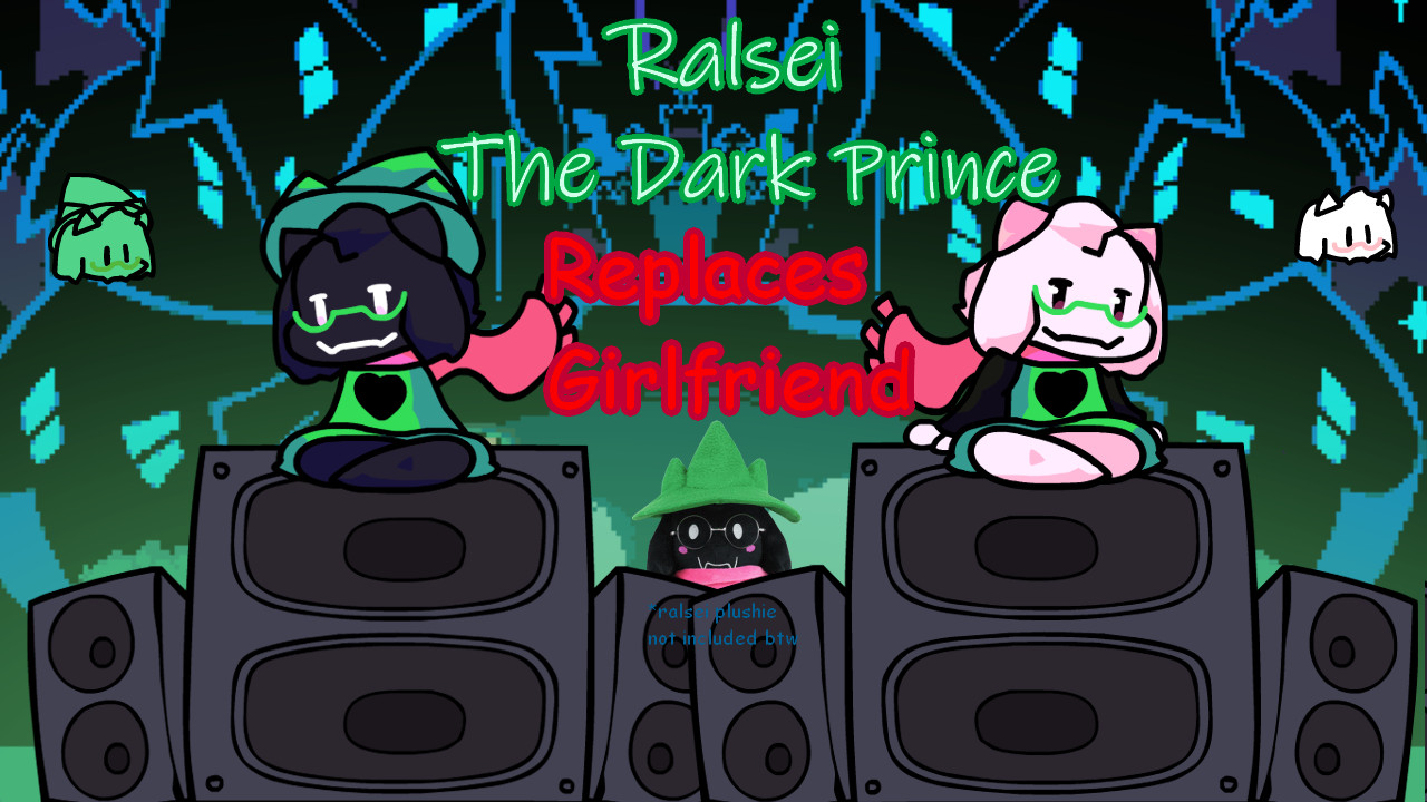 Ralsei Replaces Girlfriend [UPDATE!] Mod for Friday Night Funkin' | FNF ...